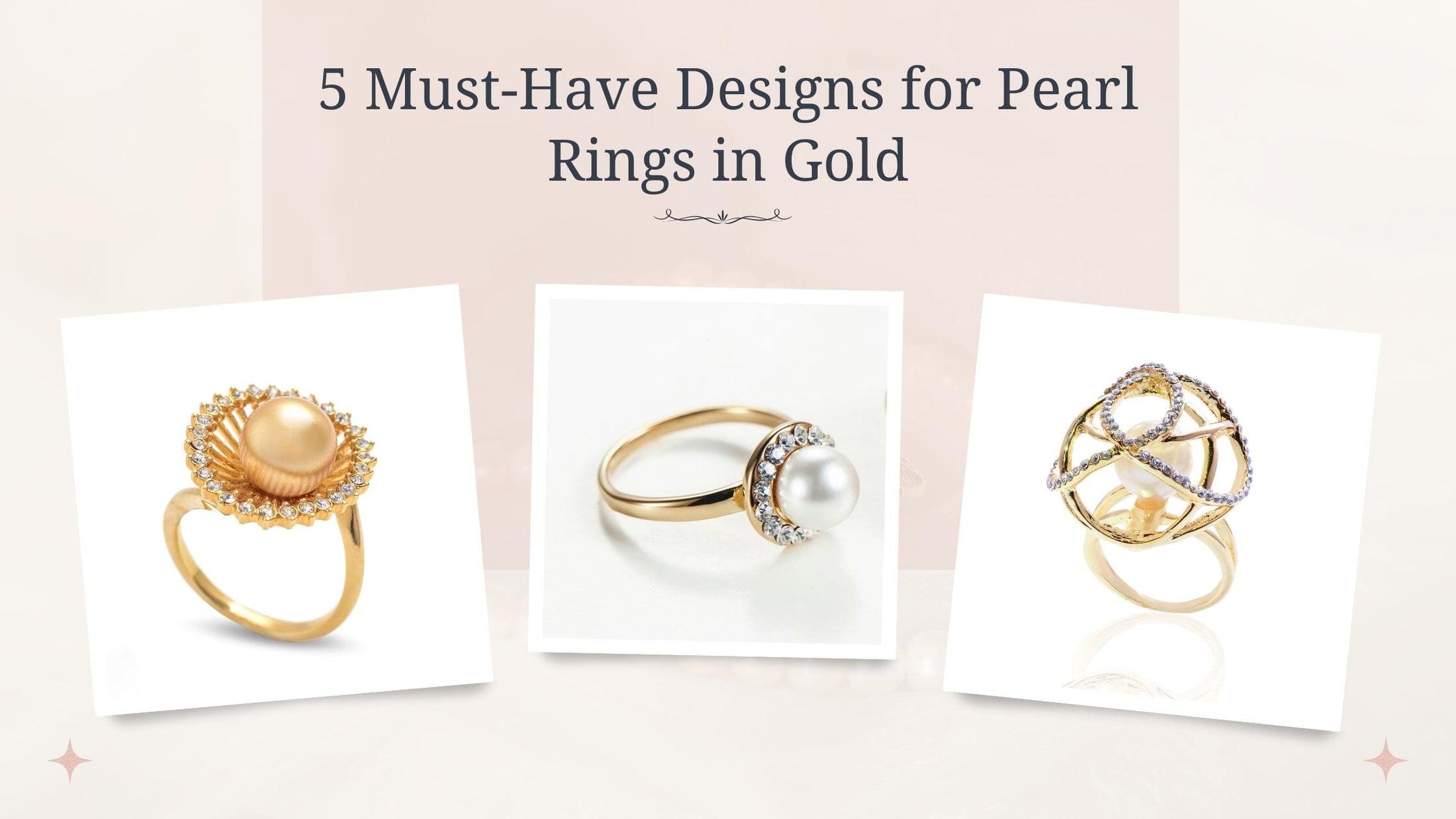 5 Must-Have Designs for Pearl Rings in Gold – Blingvine