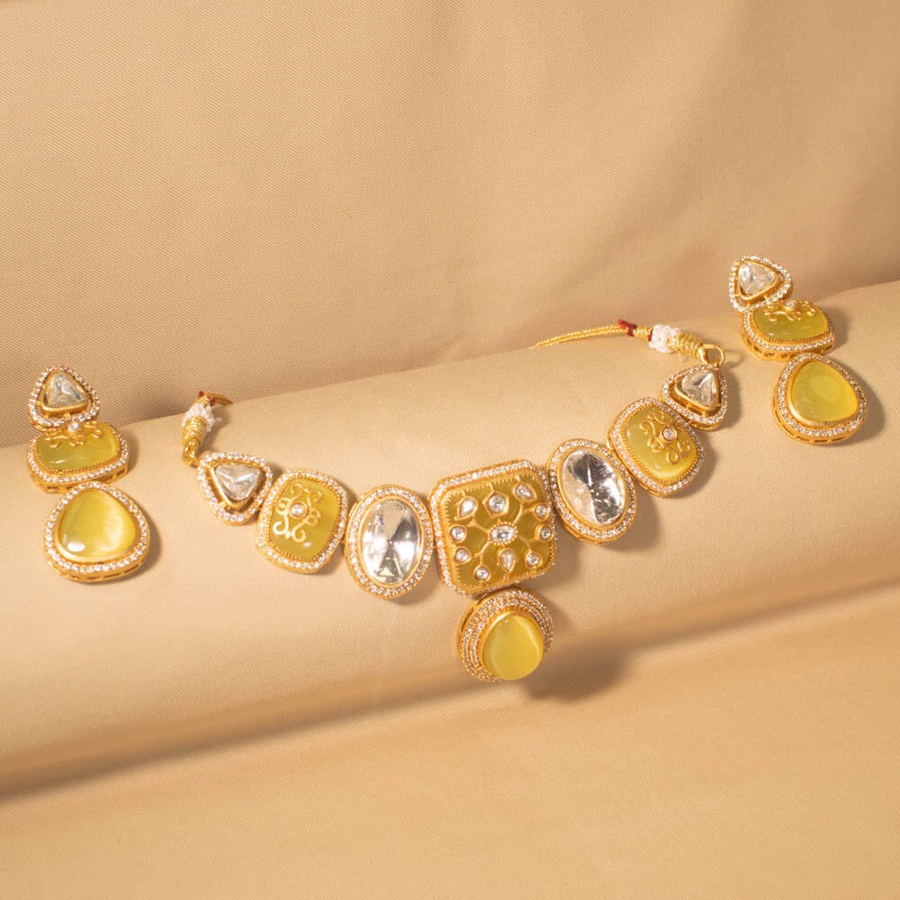 Taasha Traditional Choker Set - Pratha Collection – Blingvine